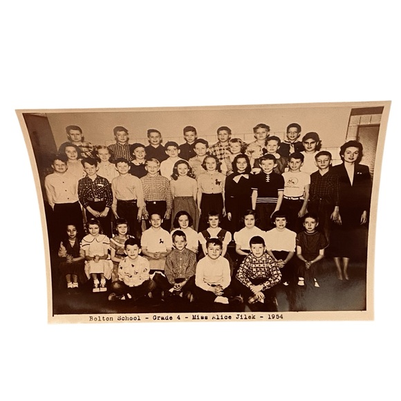 unbranded | Other | Vintage Elementary School Class Photo 4th Grade ...